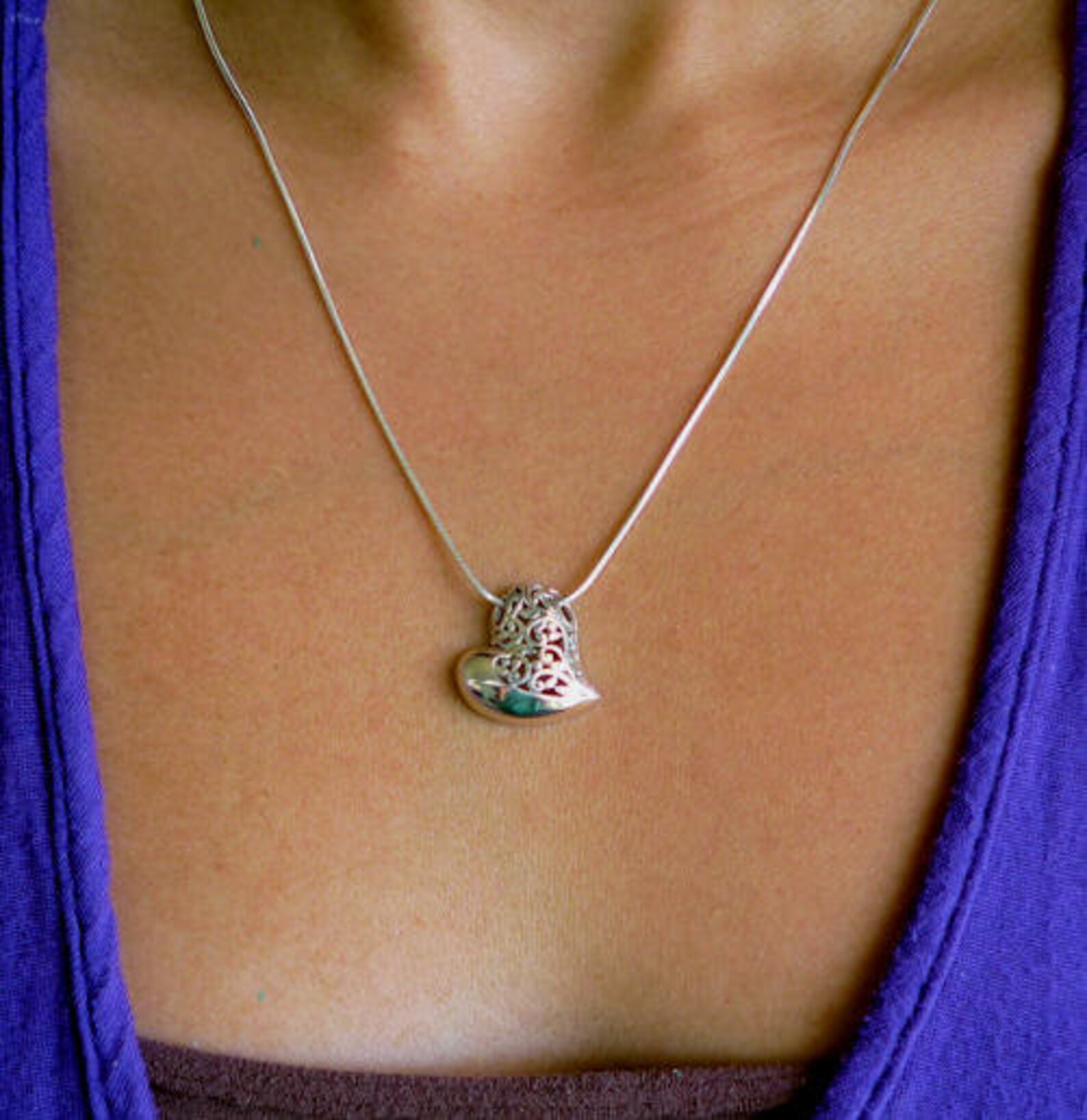 Forget-me-not Heart | Etsy