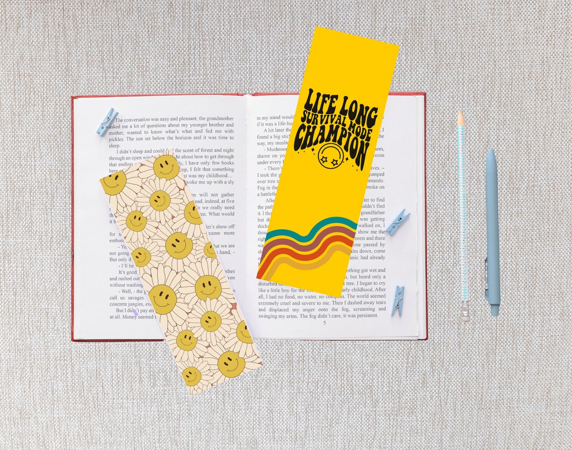 Bookworm Bookmark Groovy 90s Pop Friends Gift Book Club Student Special ...