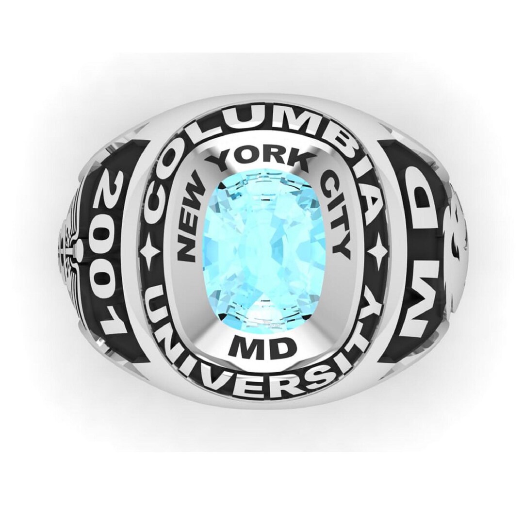 Custom Columbia University Class Ring | MD Degree Year | 2001 ...