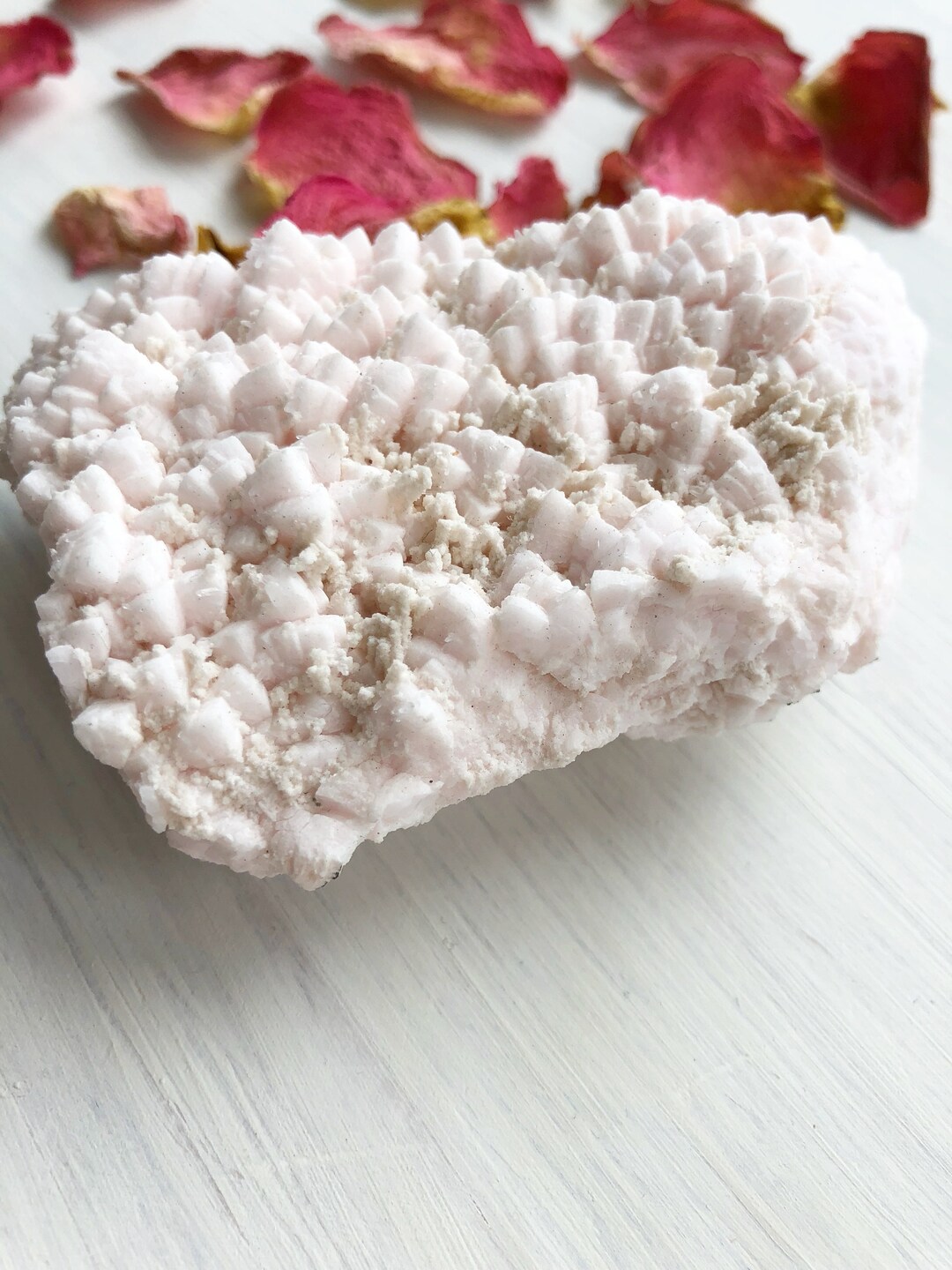 Pink Mangano Calcite Mineral Specimen, Mangano Raw Calcite Specimen - Etsy