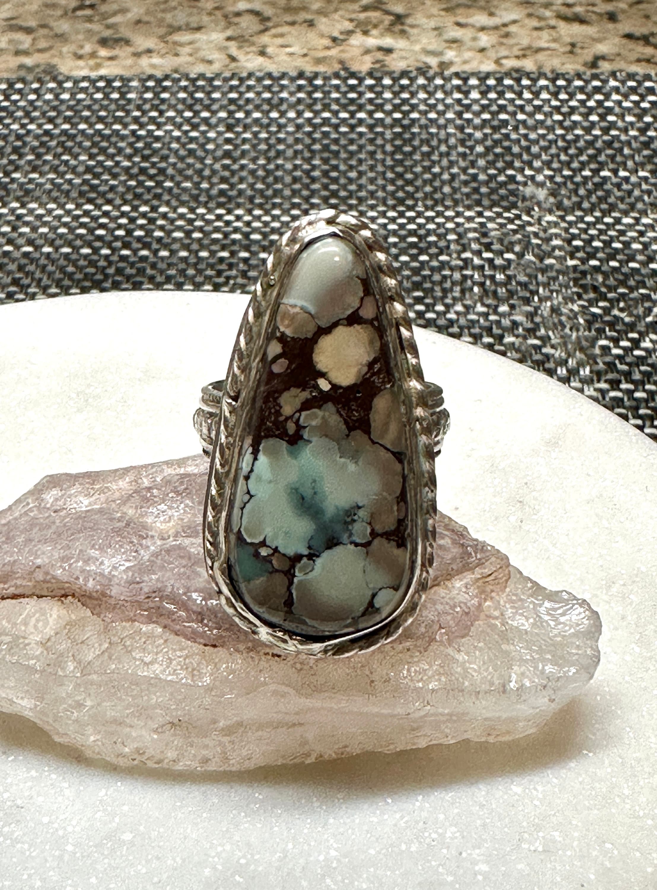 Incredible Red River Turquoise Ring - Etsy