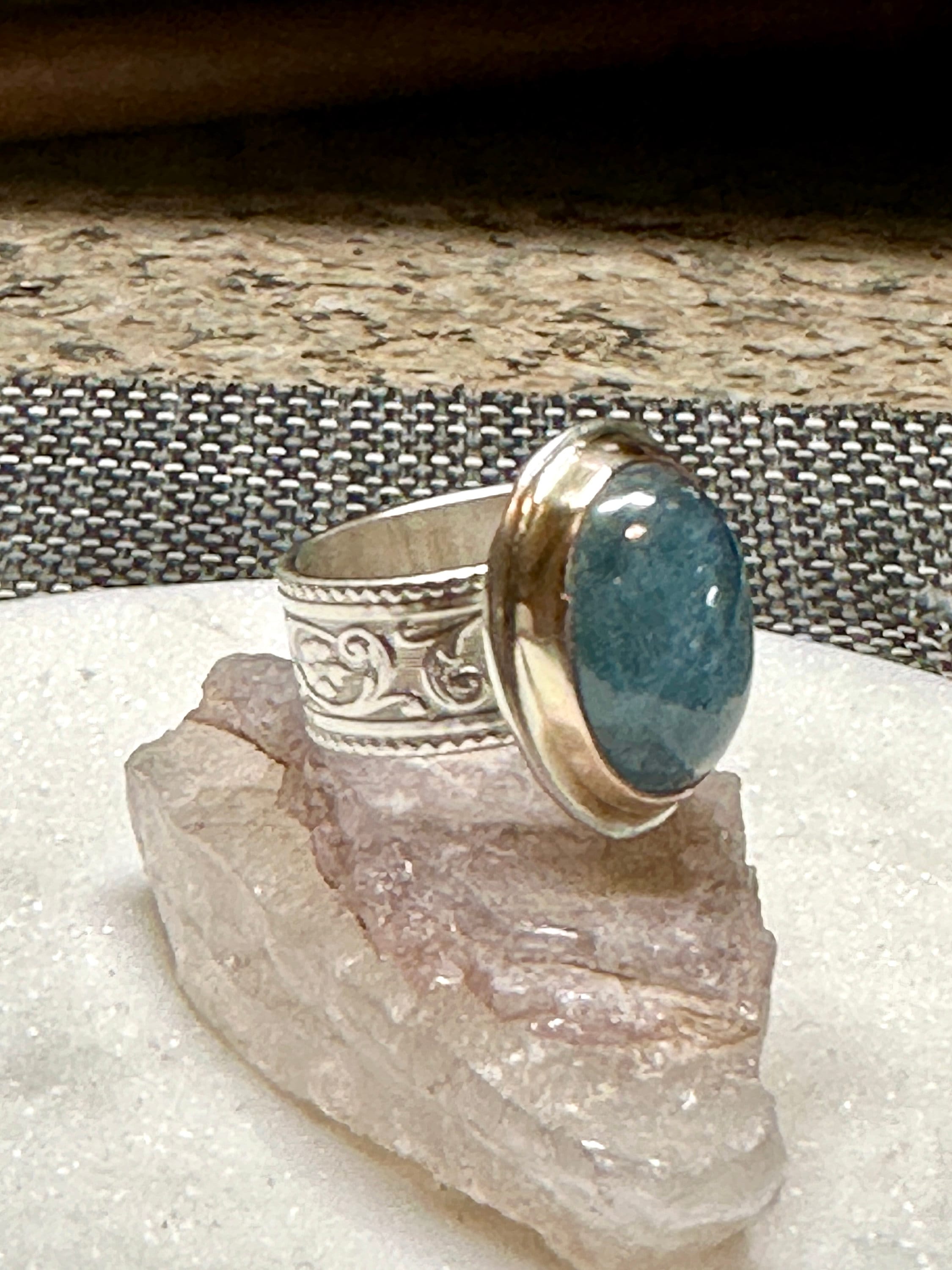 Blue Kunzite Ring - Etsy