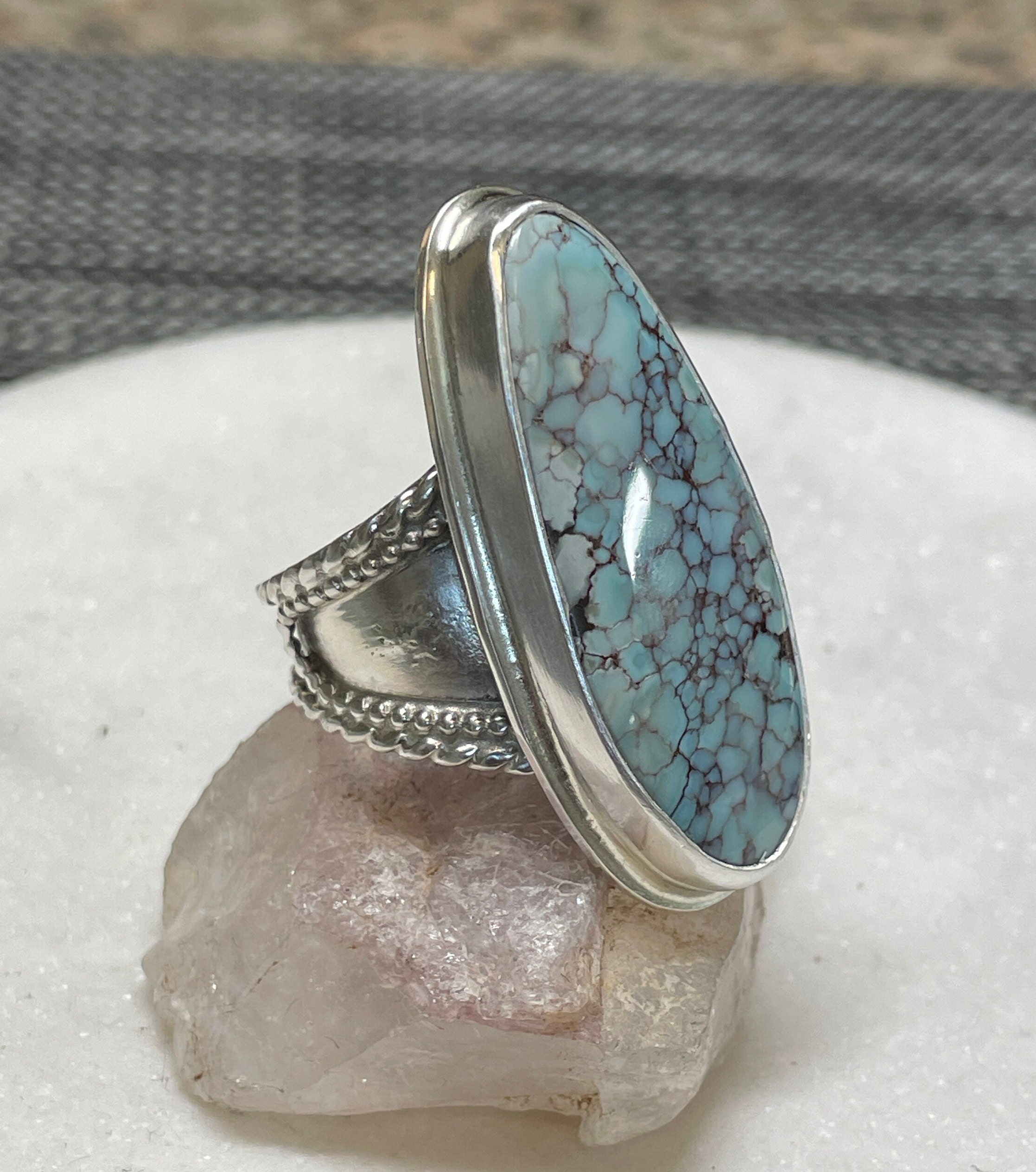 Incredible Red River Turquoise Ring - Etsy