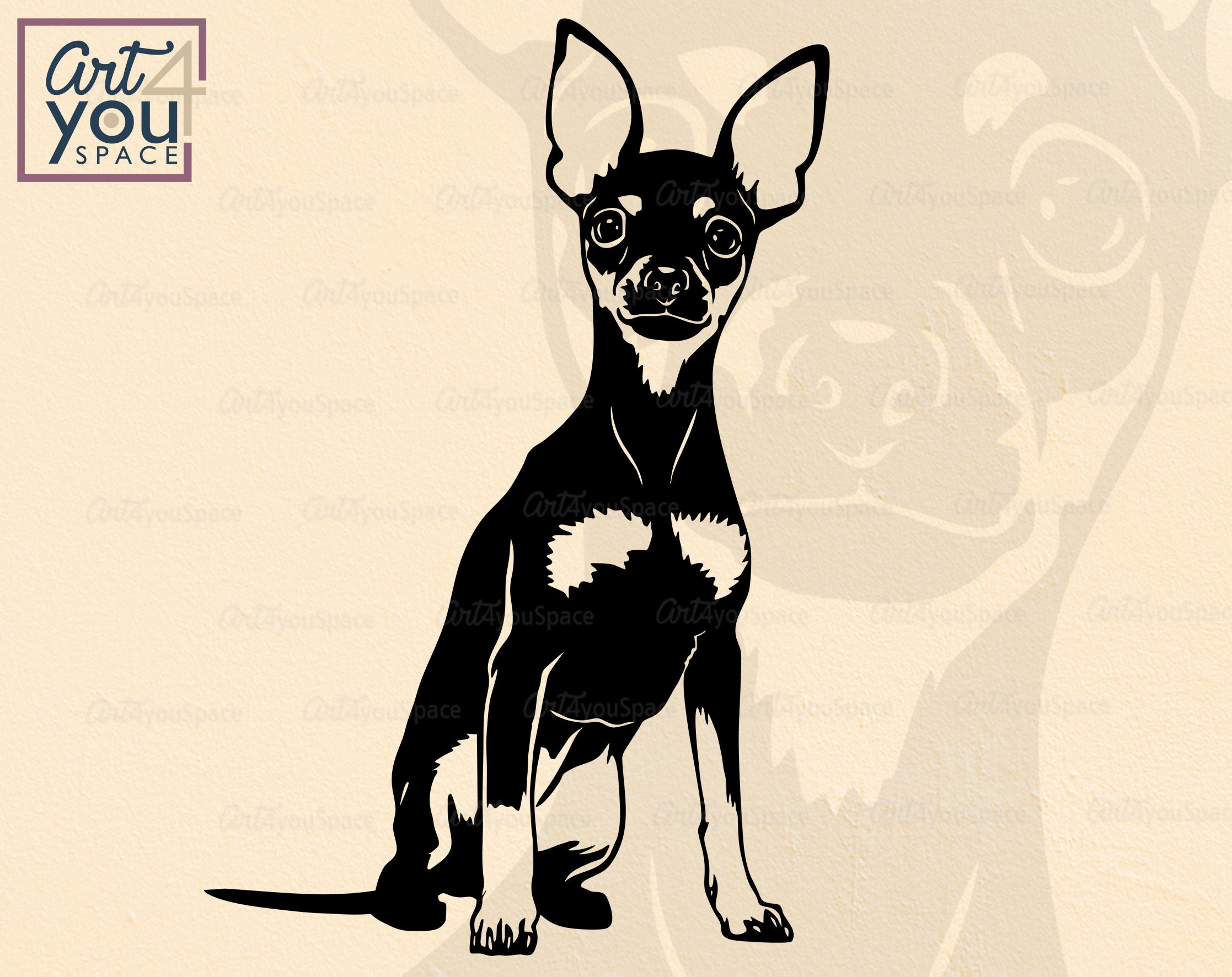 Miniature pinscher svg Dog svg file Cricut Vector image | Etsy Miniature pinscher svg Dog svg file Cricut Vector image | Etsy