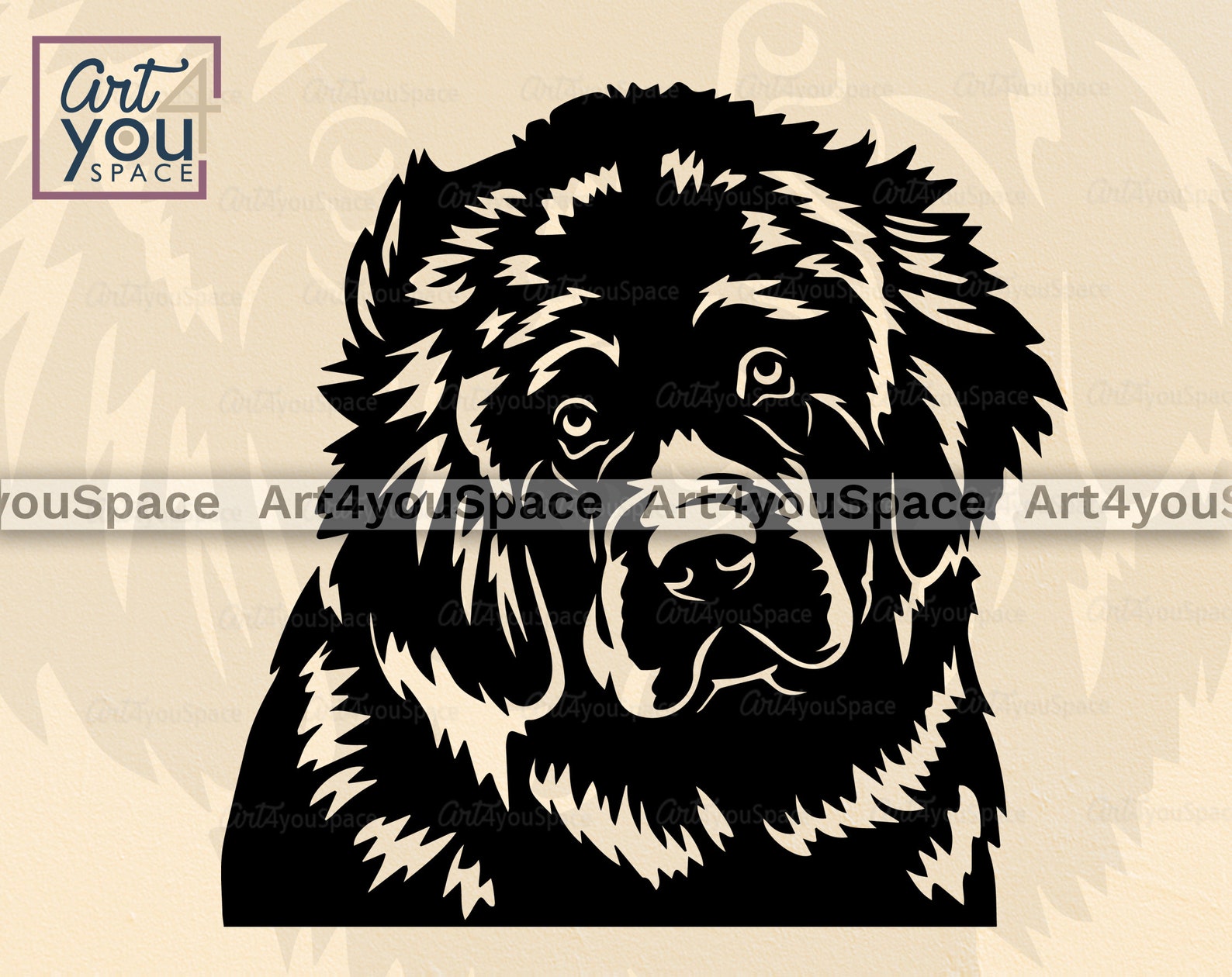 Newfoundland Svg Dog Svg File for Cricut Newfie Art Clipart - Etsy Denmark