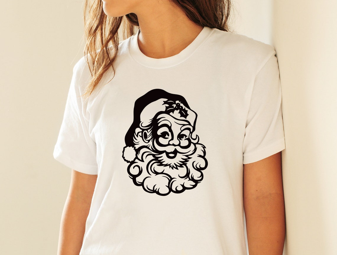 Santa Svg Cricut Christmas Svg Xmas Clipart Laser Cut | Etsy