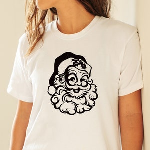 Santa Svg Cricut, Christmas Svg, Xmas Clipart, Laser Cut Vector, Dxf ...