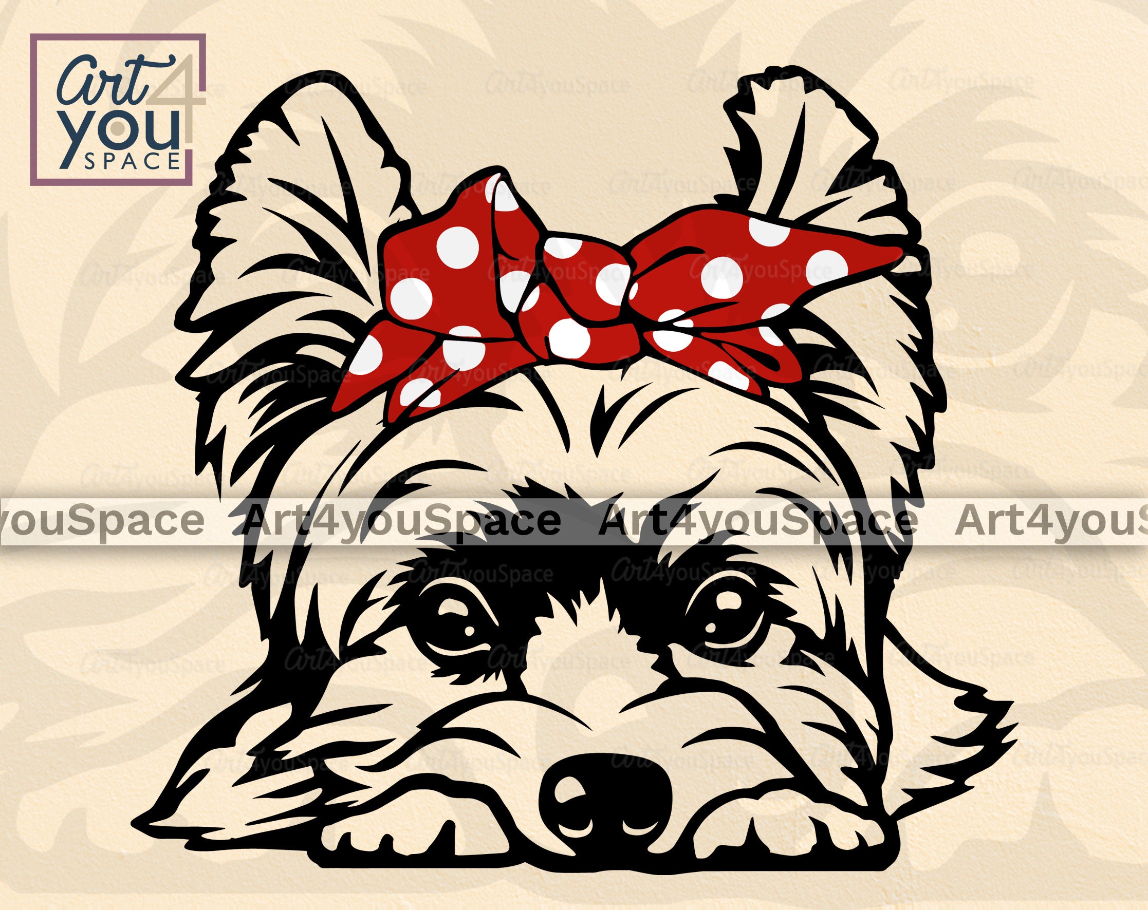 Yorkshire Terrier SVG Dog Svg Files For Cricut Cute Silkie | Etsy
