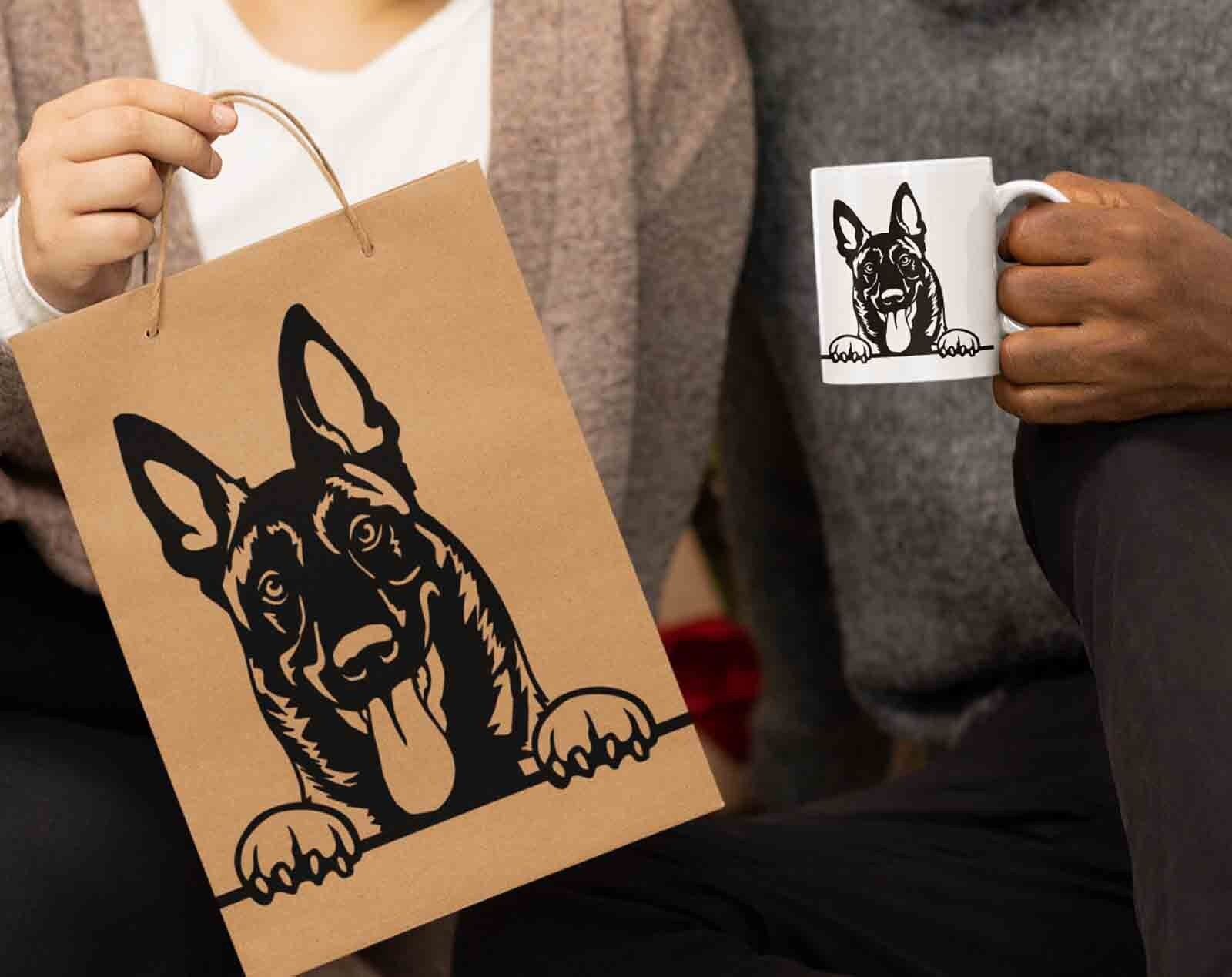 Belgian Malinois Svg Dog Svg File for Cricut Funny Face - Etsy Australia