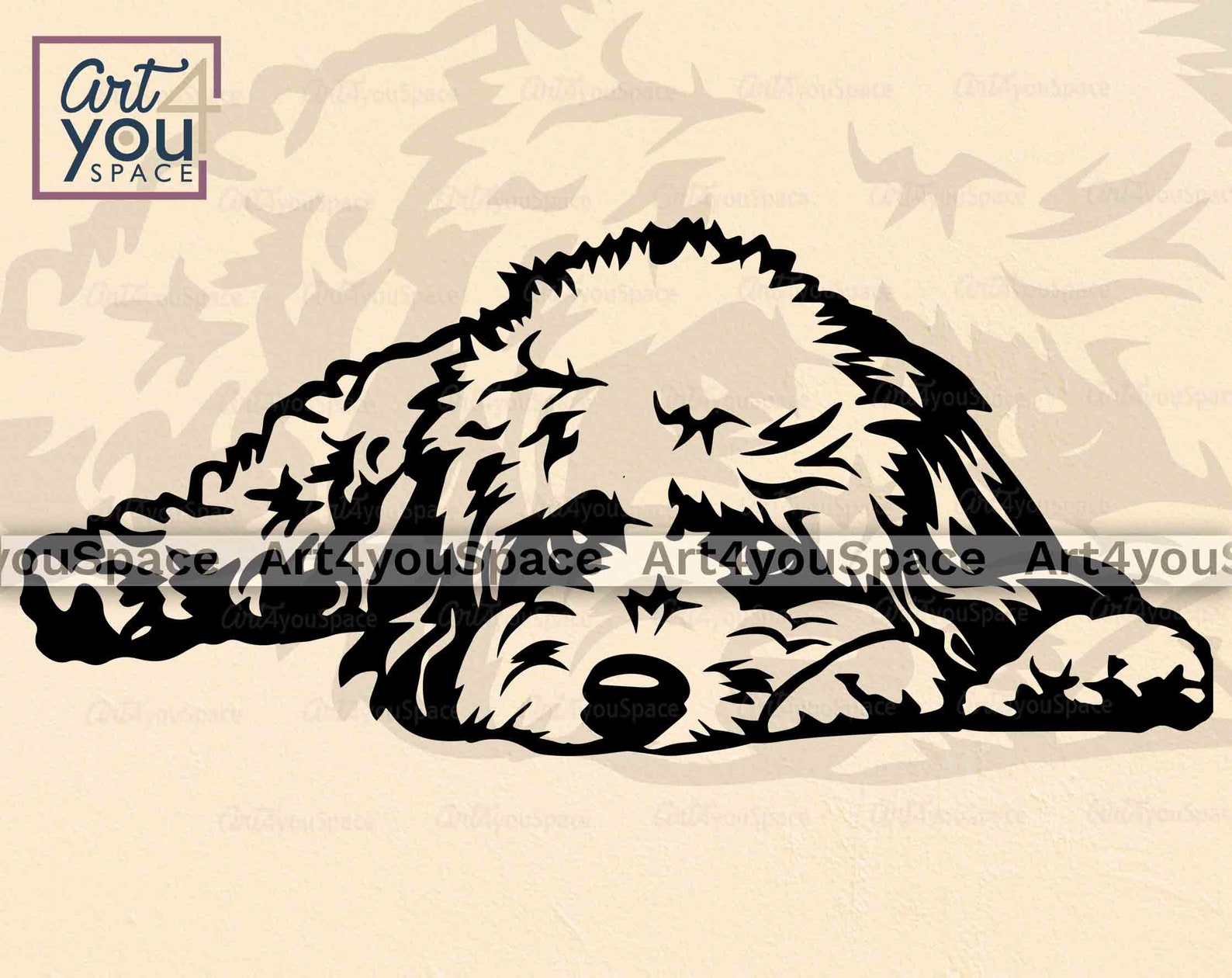 Cavapoo Svg, Dog SVG File Cricut, Cute Puppy Clipart, Download PNG ...