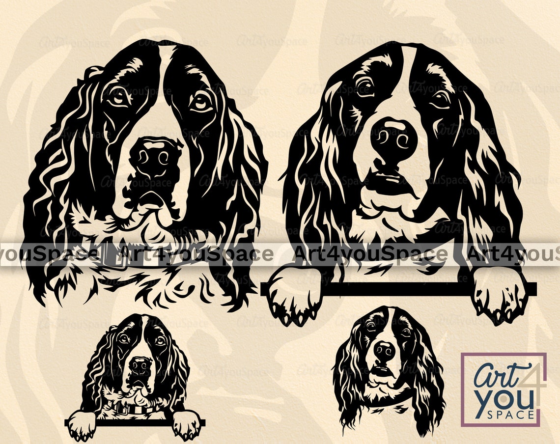 English Springer Spaniel Svg Dog Svg Cricut Clipart - Etsy Canada
