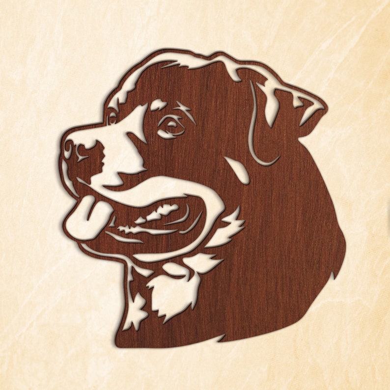 Rottweiler Svg Dog Cricut Project Rott Vector Stencil - Etsy