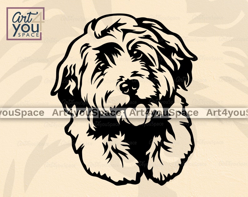 Cockapoo Dog SVG Cricut Cute Puppy Clipart Download PNG | Etsy