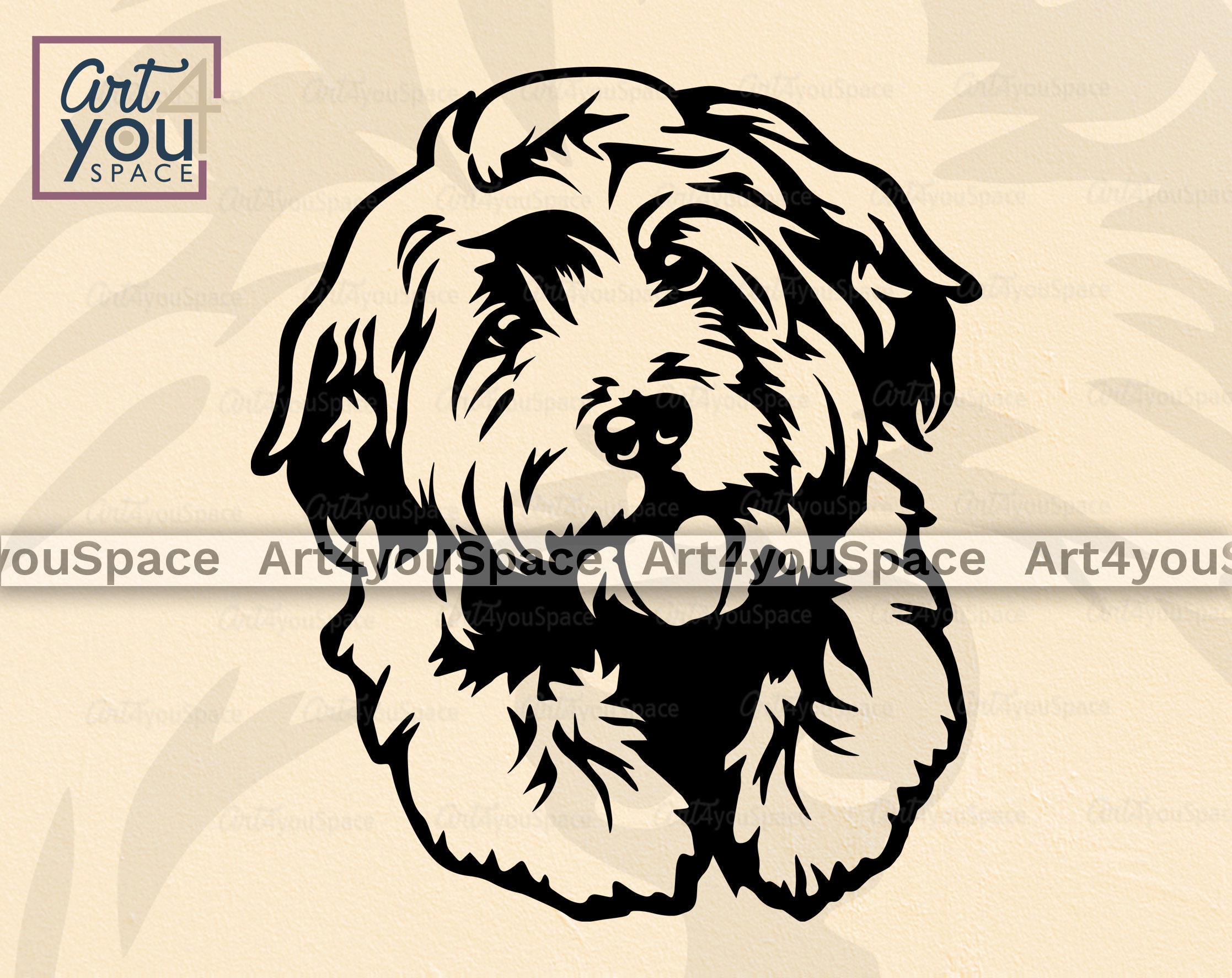 Cockapoo Dog SVG Cricut Cute Puppy Clipart Download PNG - Etsy Canada