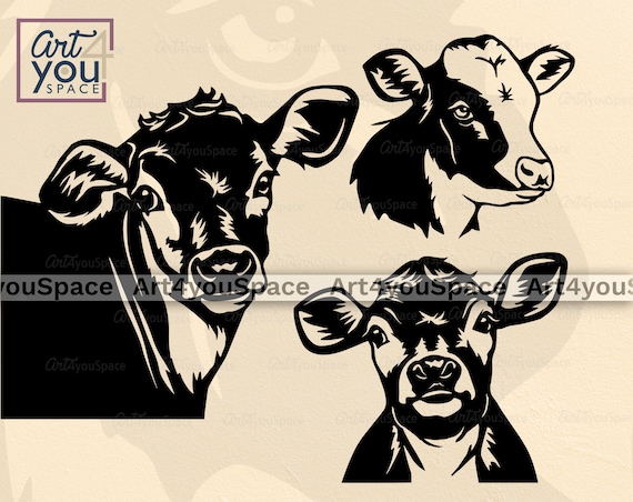 Calf Svg File for Cricut Livestock Vector Printable Art Cow - Etsy ...