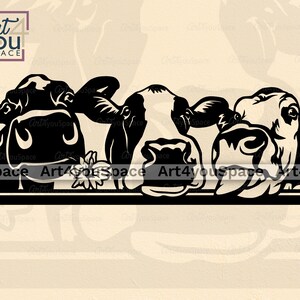 Cows Svg Cricut, Heifer Png, Funny Farm Animal Clipart Download, Face ...