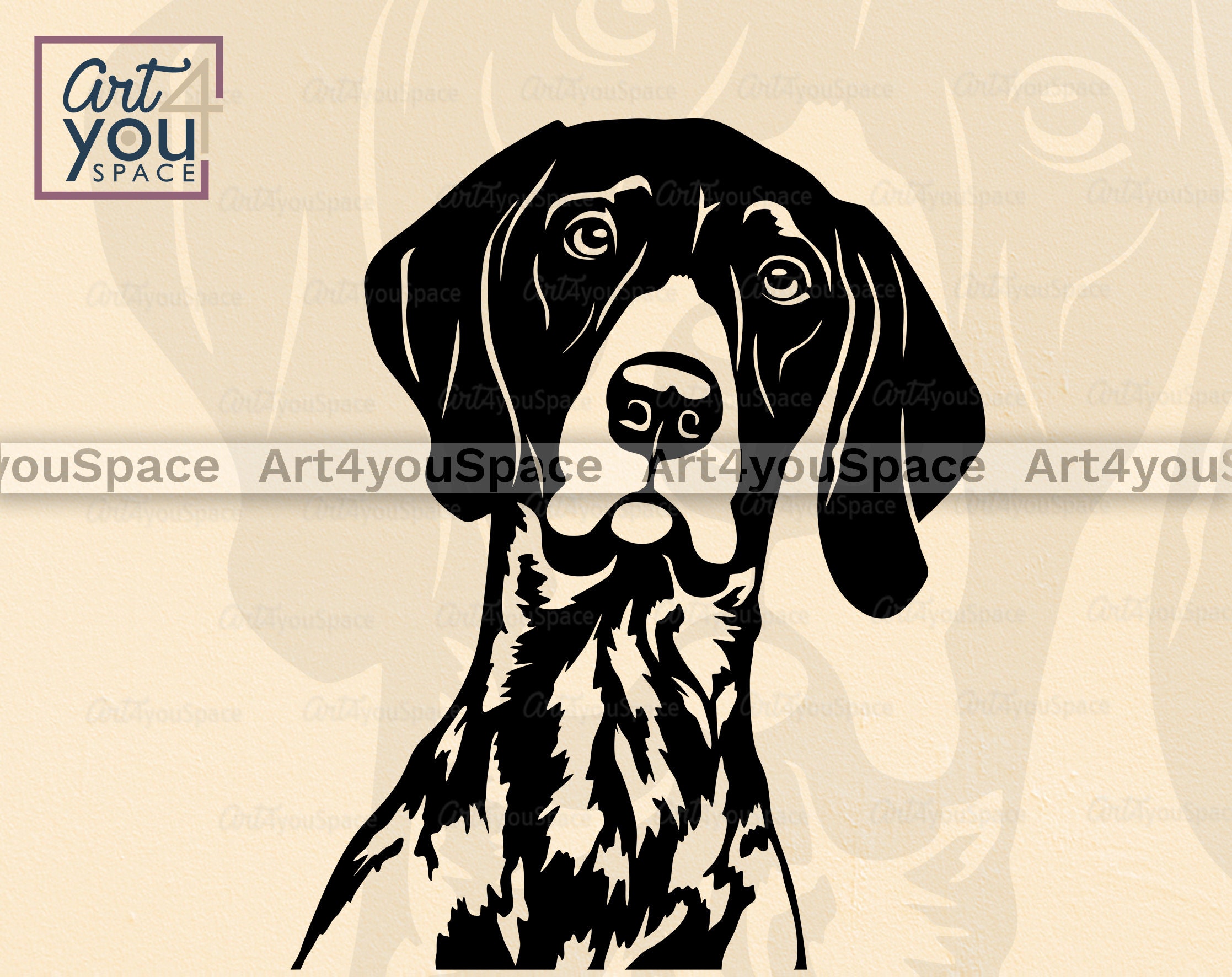 German Shorthaired Pointer Svg Dog Svg Files for Cricut | Etsy Canada