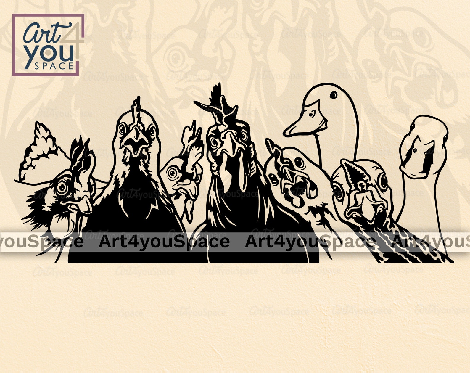 Chickens Svg Rooster Svg Files Cricut Duck Furkey Farm Life - Etsy