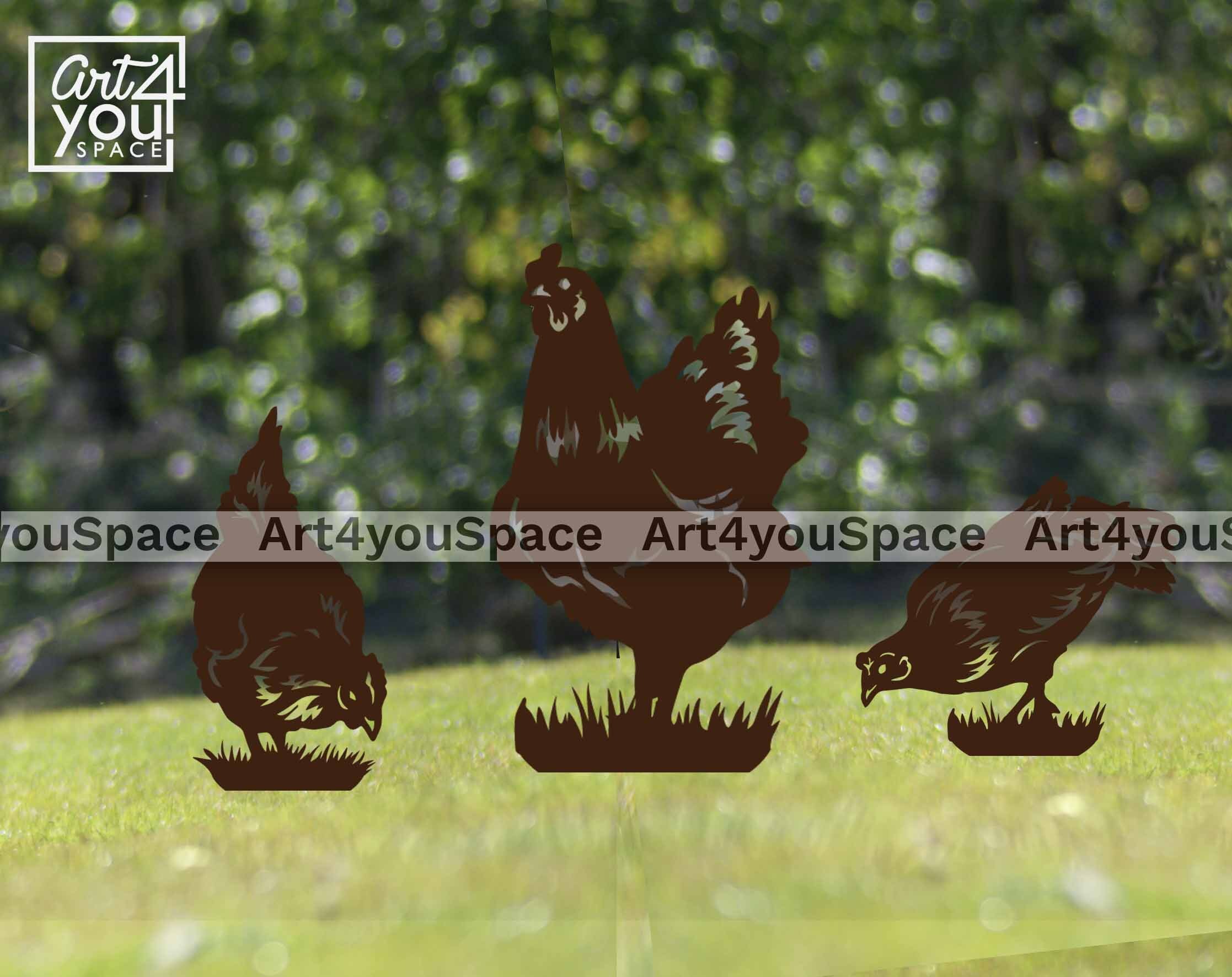 Chicken Svg Files for Cricut, Farm Animal Clipart, Rooster Vector ...