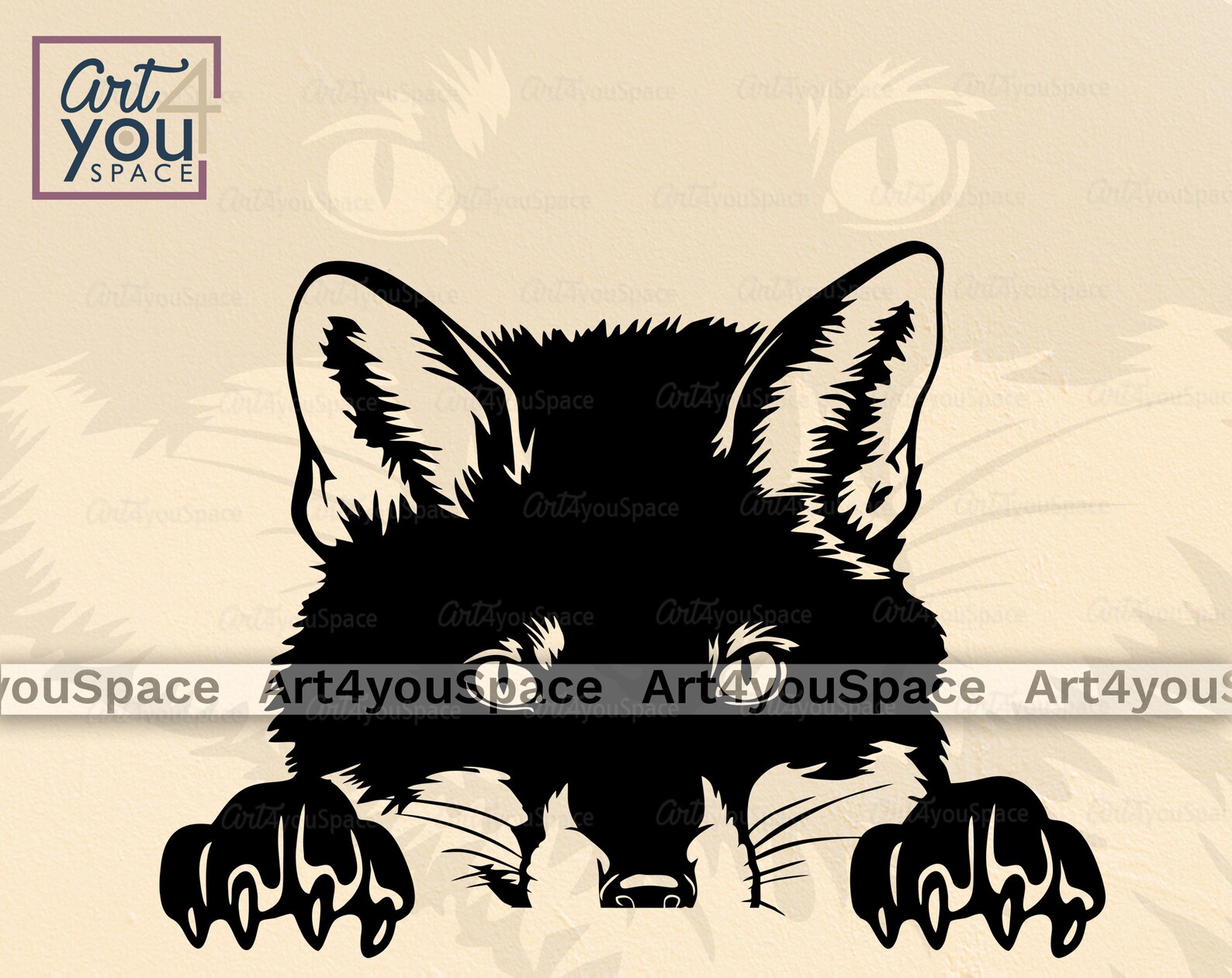 Fox SVG Files Cricut, Funny Peeking Fox Clipart, Wild Woodland Animal ...