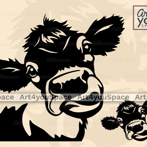 Cows Svg Cricut Heifer Png Funny Farm Animal Clipart - Etsy