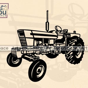Tractor Svg, Farmer Clipart, Svg Files for Cricut, Silhouette, Cnc ...