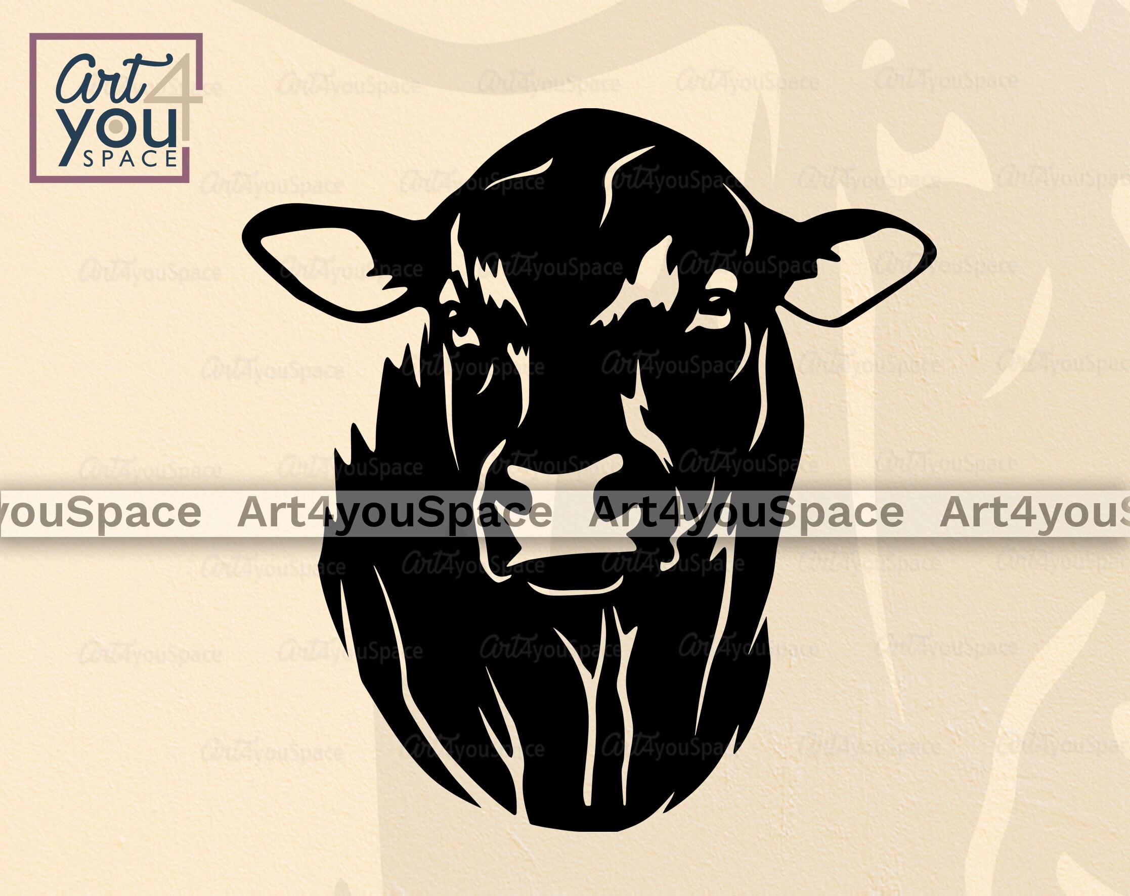 Bull SVG File Cricut Cattle Clipart Buffalo Head Vector - Etsy