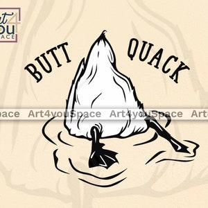 Duck Svg, Butt Quack, Cricut Projects, Funny Geese Png, Summer Clipart Download, Farm Animal Ass ...