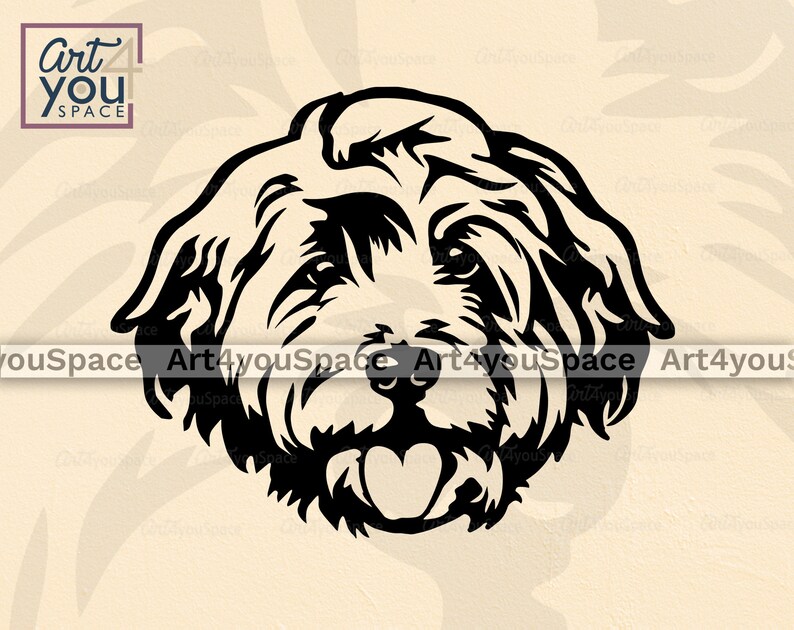 Cockapoo Dog SVG Cricut Cute Puppy Clipart Download PNG | Etsy