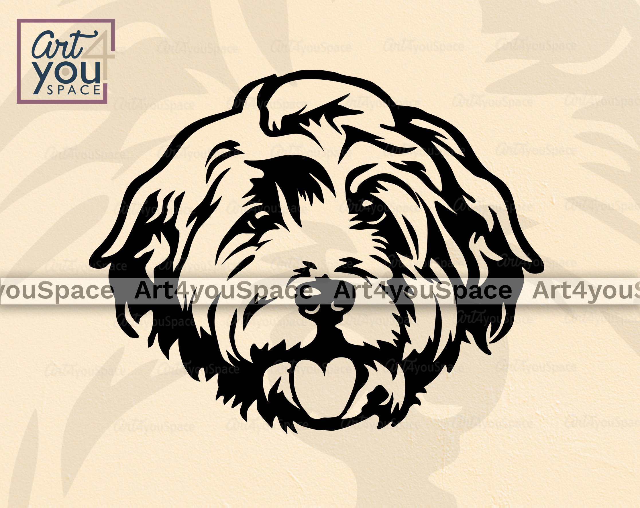 Cockapoo Dog SVG Cricut Cute Puppy Clipart Download PNG - Etsy Canada