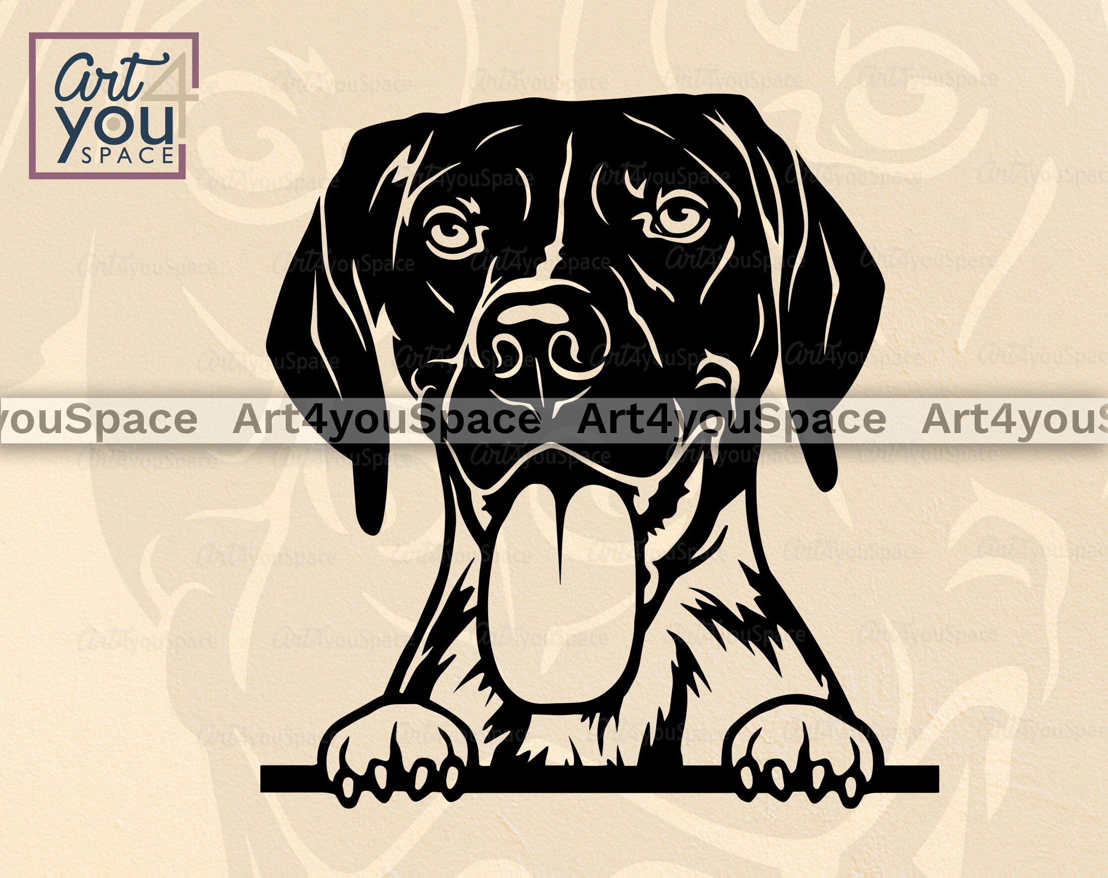German Shorthaired Pointer Dog Svg Cricut Project Plasma CNC - Etsy