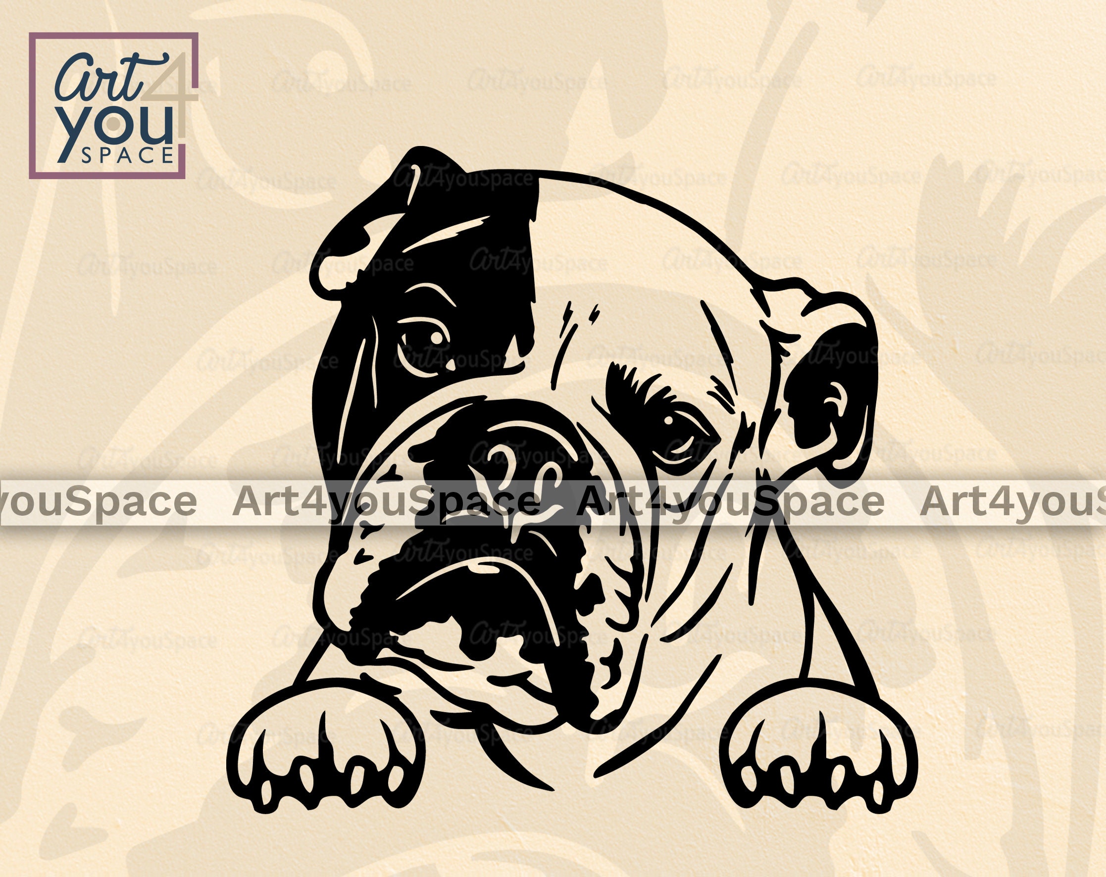 English Bulldog Svg Dog Svg Files for Cricut Vector Animal - Etsy