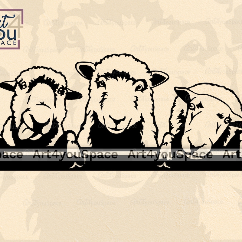 Sheep Svg - Etsy Canada