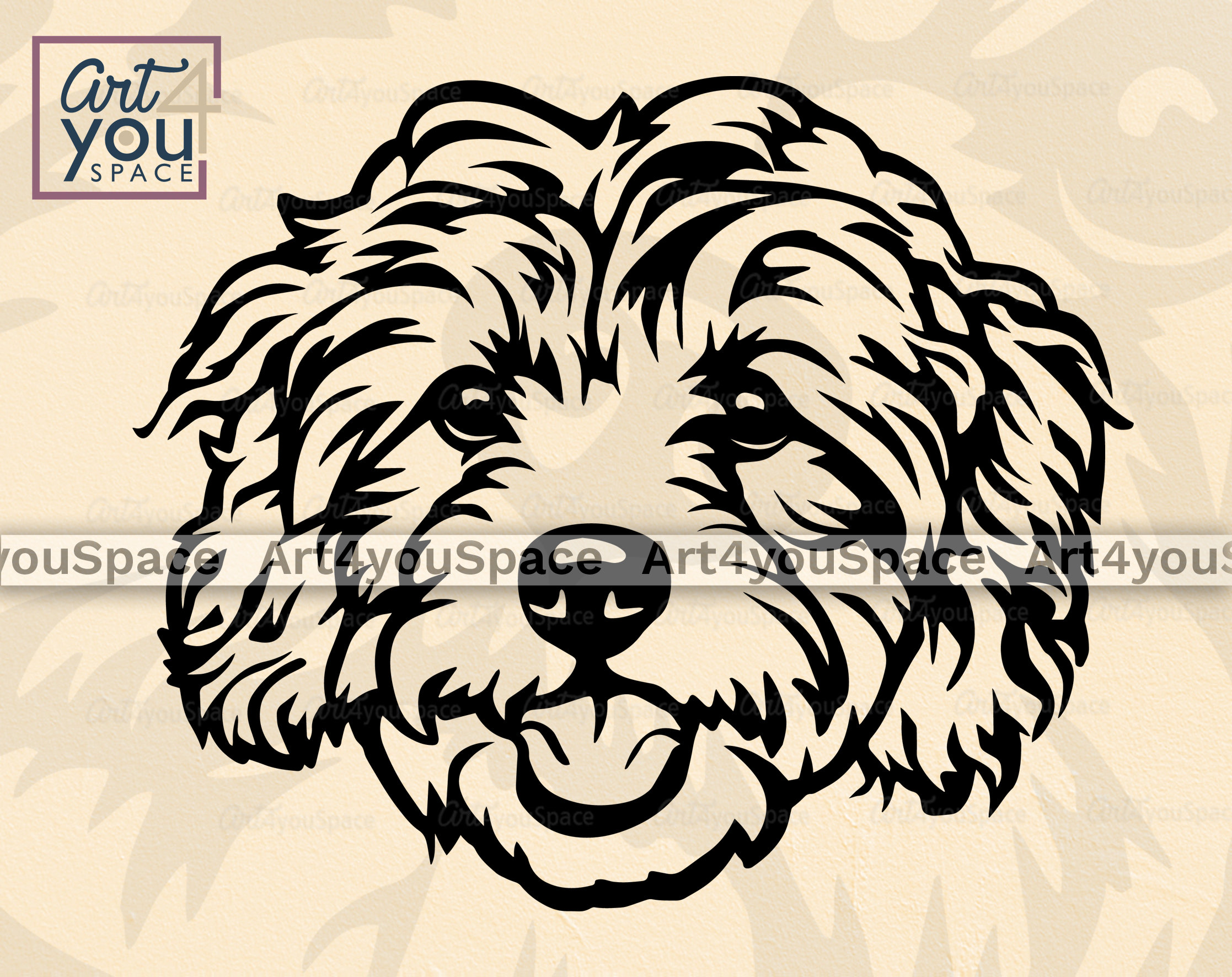 Cavapoo Svg Dog SVG File Cricut Cute Puppy Clipart Download | Etsy UK