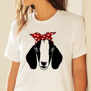 Boer Goat Svg Files for Cricut Goat With Flower Bandana SVG, Dxf, Farm ...