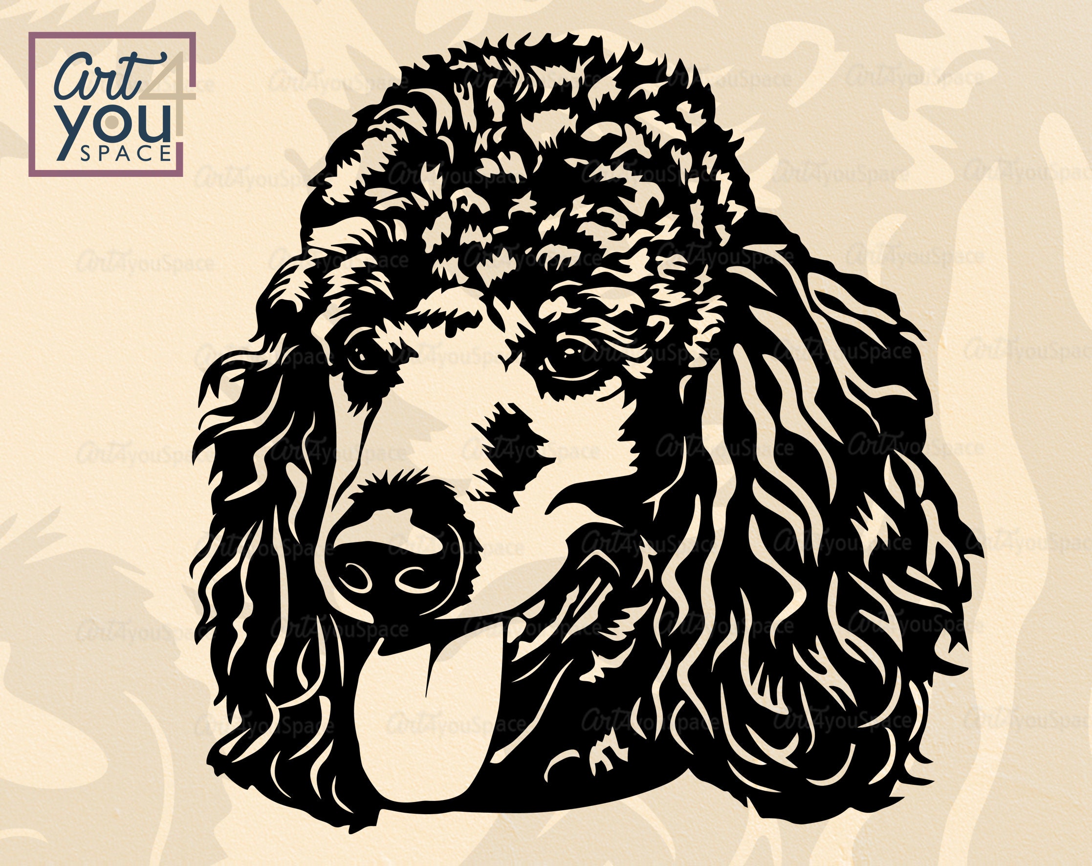 Poodle Svg Dog Svg Files for Cricut Black Poodle Dad Breed - Etsy
