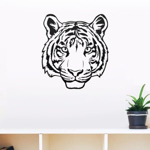 Tiger Head SVG Cricut, Wild Animal Face, Zoo Clipart, Mascot Logo ...