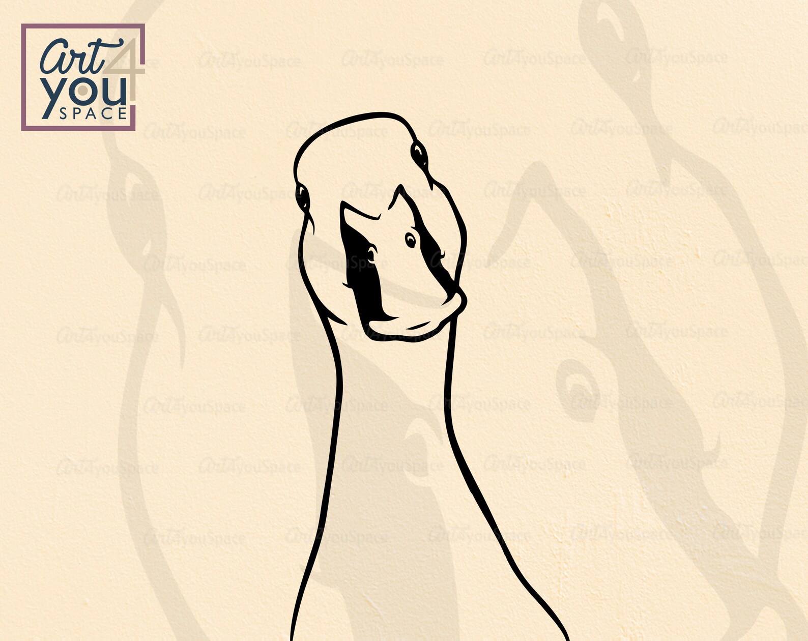 Duck Svg Files for Cricut Funny Duck Head Bandana Clipart - Etsy