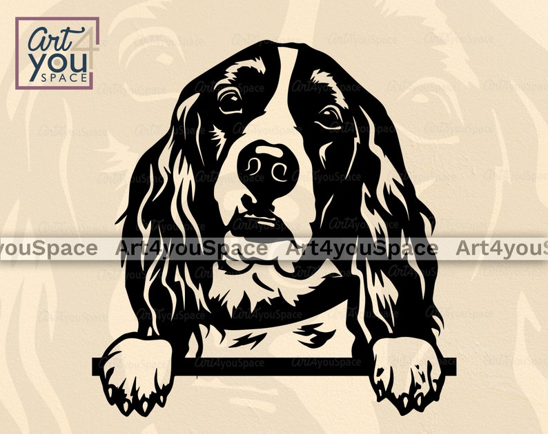 English Springer Spaniel Svg Dog Svg Cricut Clipart - Etsy