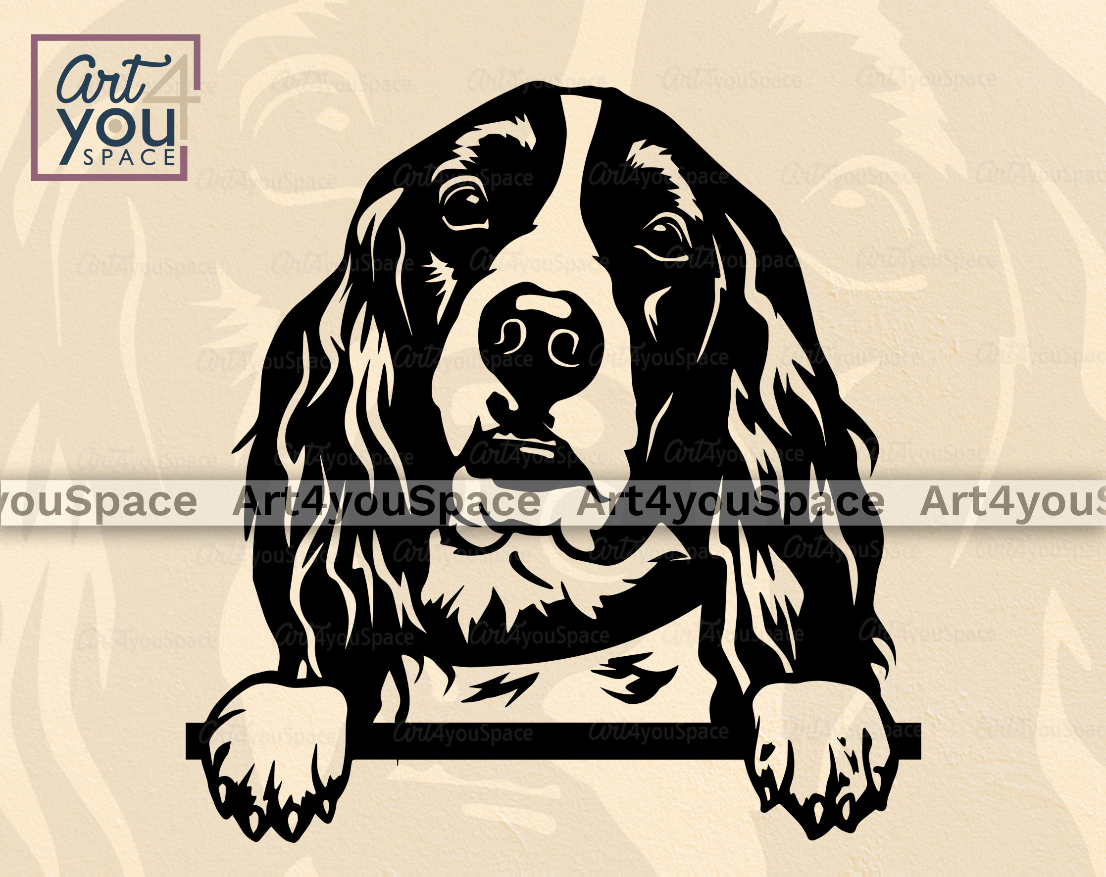 English Springer Spaniel Svg Dog Svg Cricut Clipart - Etsy