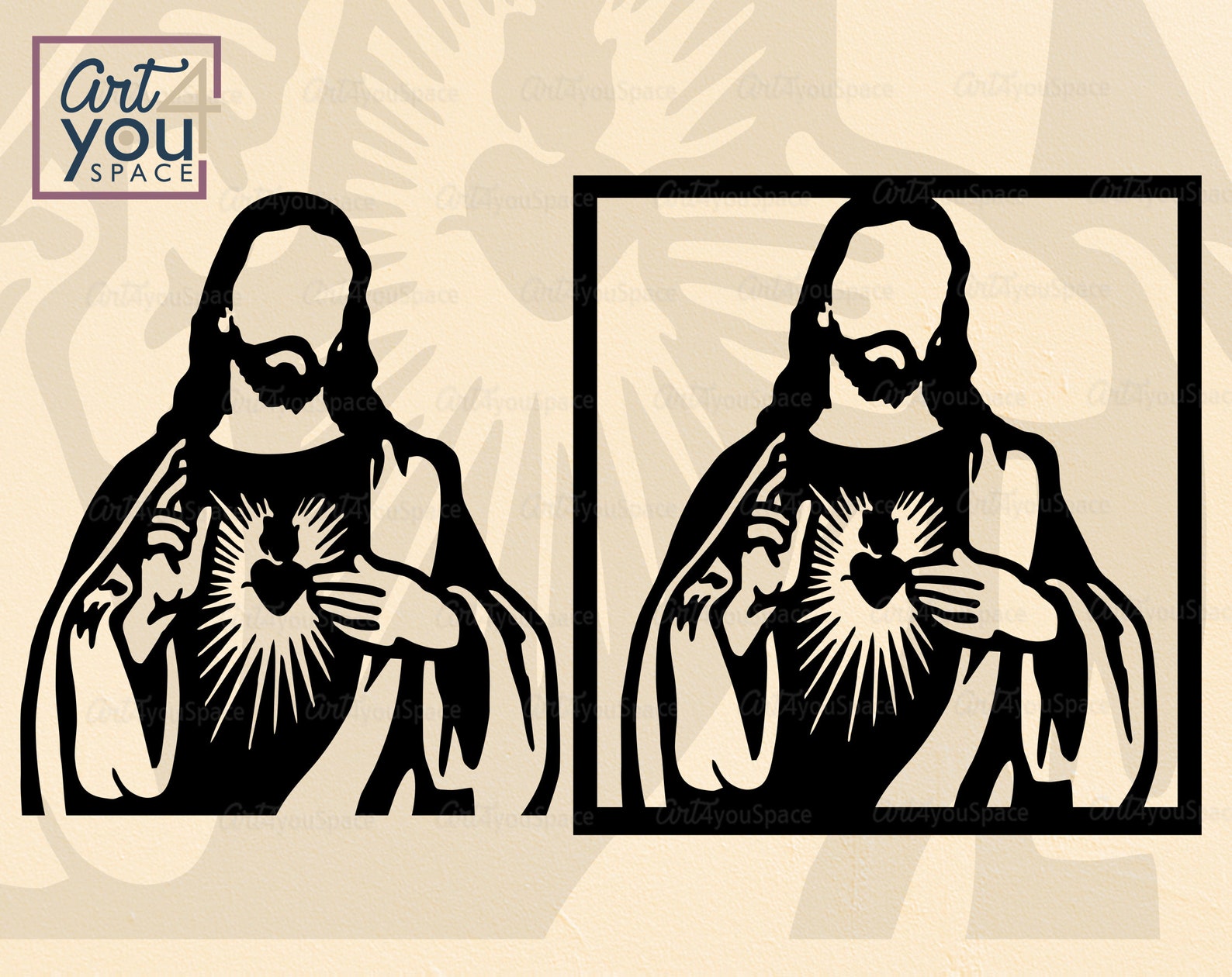 Virgen María svg Jesús svg Madre de dios gráficos - Etsy España
