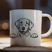 Labrador Retriever Svg, Funny Lab Clipart, Cricut, Hunting Dog Face ...