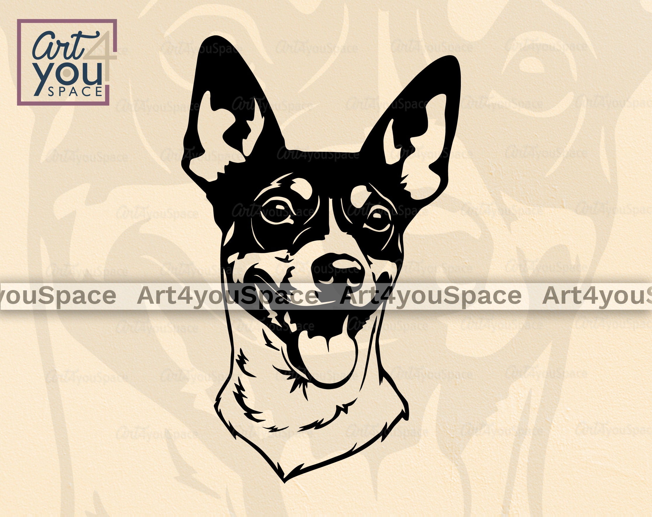Scrapbooking Craft Supplies & Tools rat terrier digital cuttable design ...