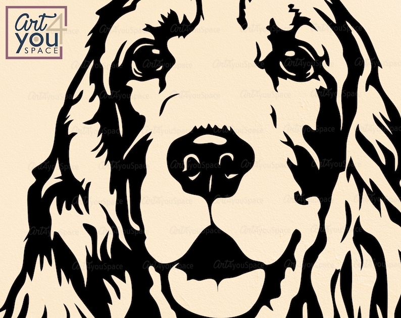 Cute English Cocker Spaniel Svg Dog Svg File for Cricut - Etsy Canada