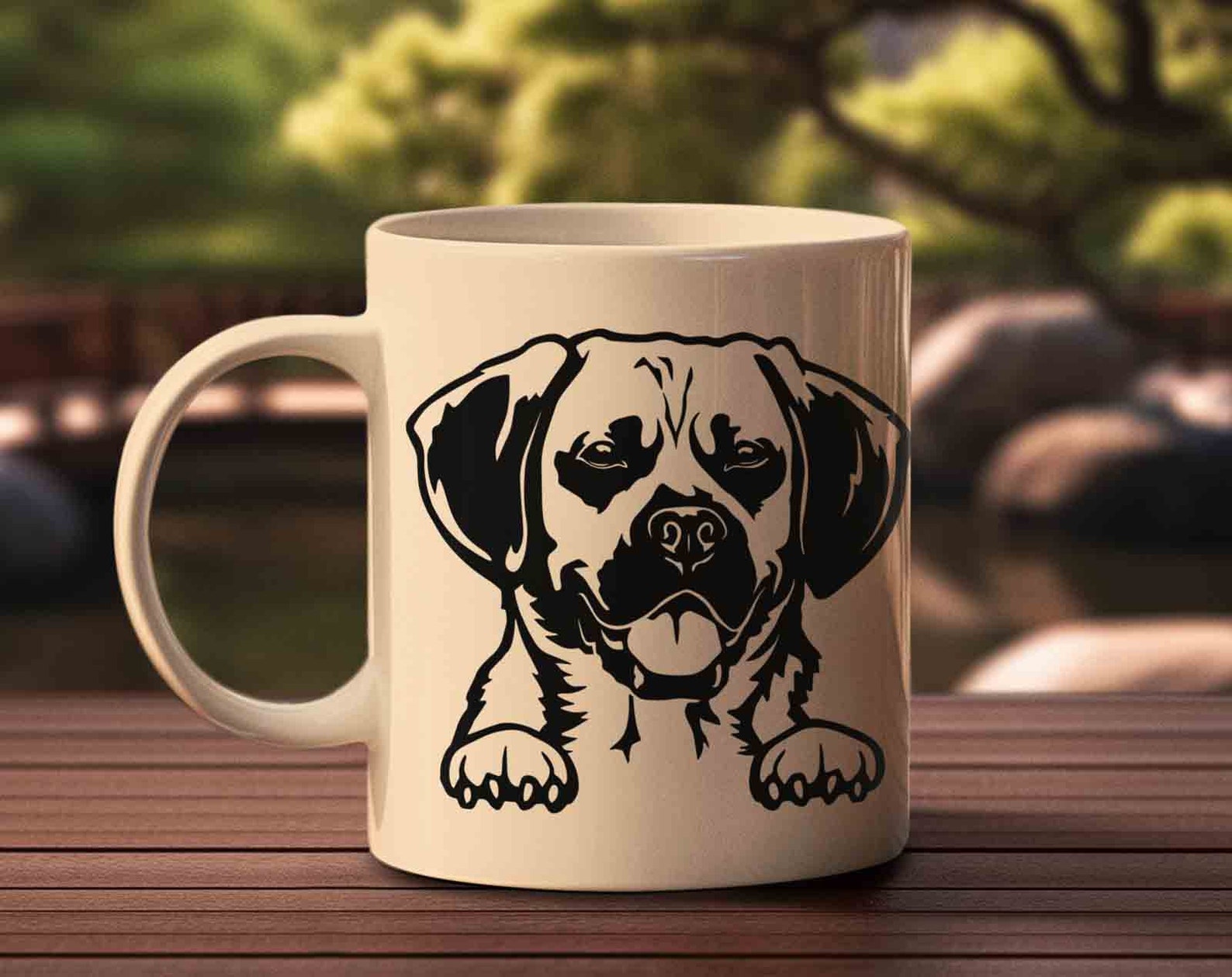 Puggle Svg, Dog Svg File for Cricut, Beagle Pug Mix Breed Clipart, Pet ...