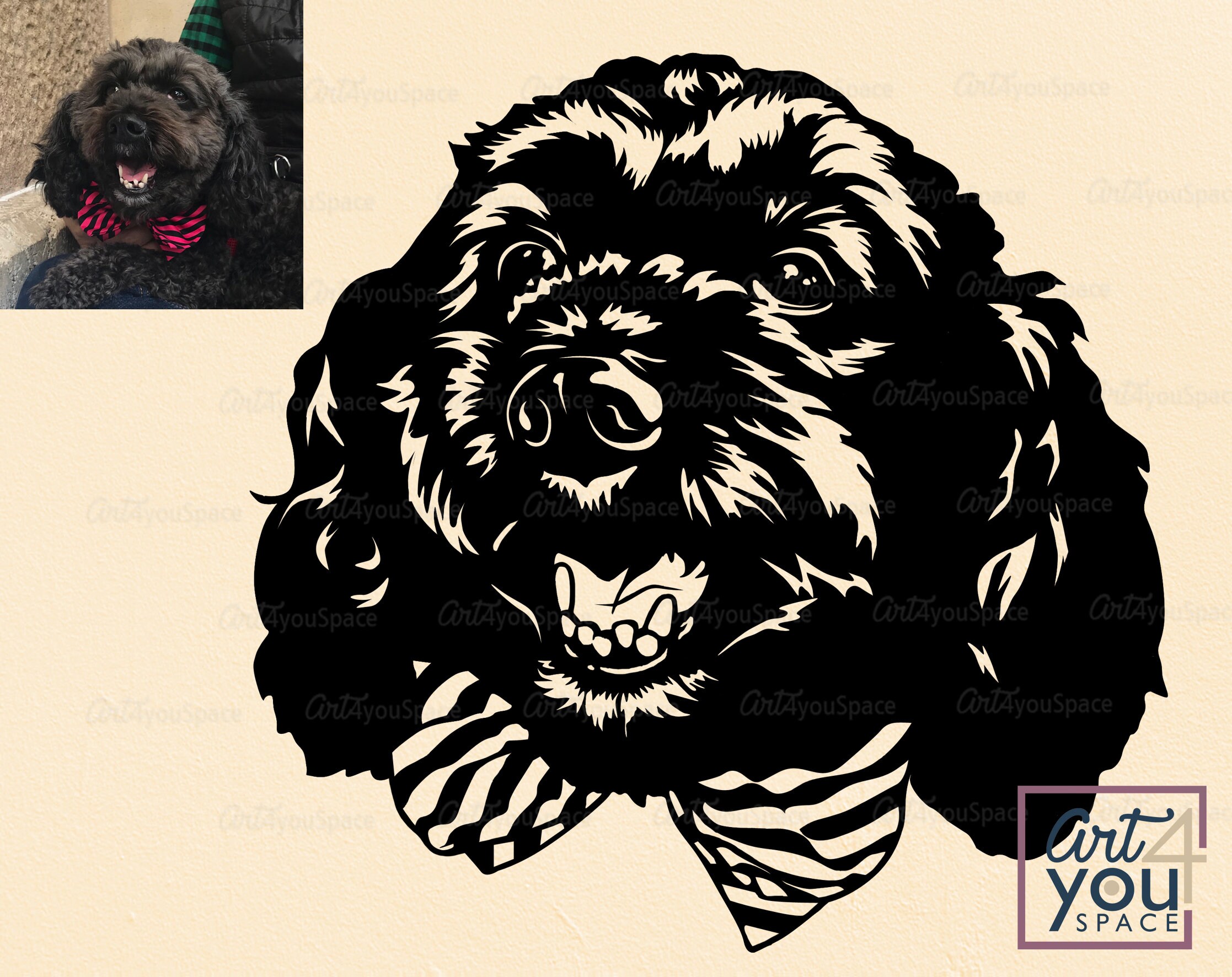 Cockapoo Svg Dog Svg Cricut Cute Pet Clipart Vector - Etsy Australia
