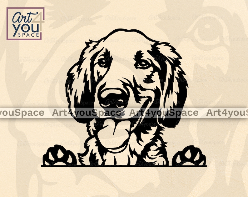 Labrador Svg Dog Svg Cricut Golden Retriever Svg Face Head - Etsy