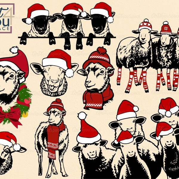 Christmas Sheep - Etsy