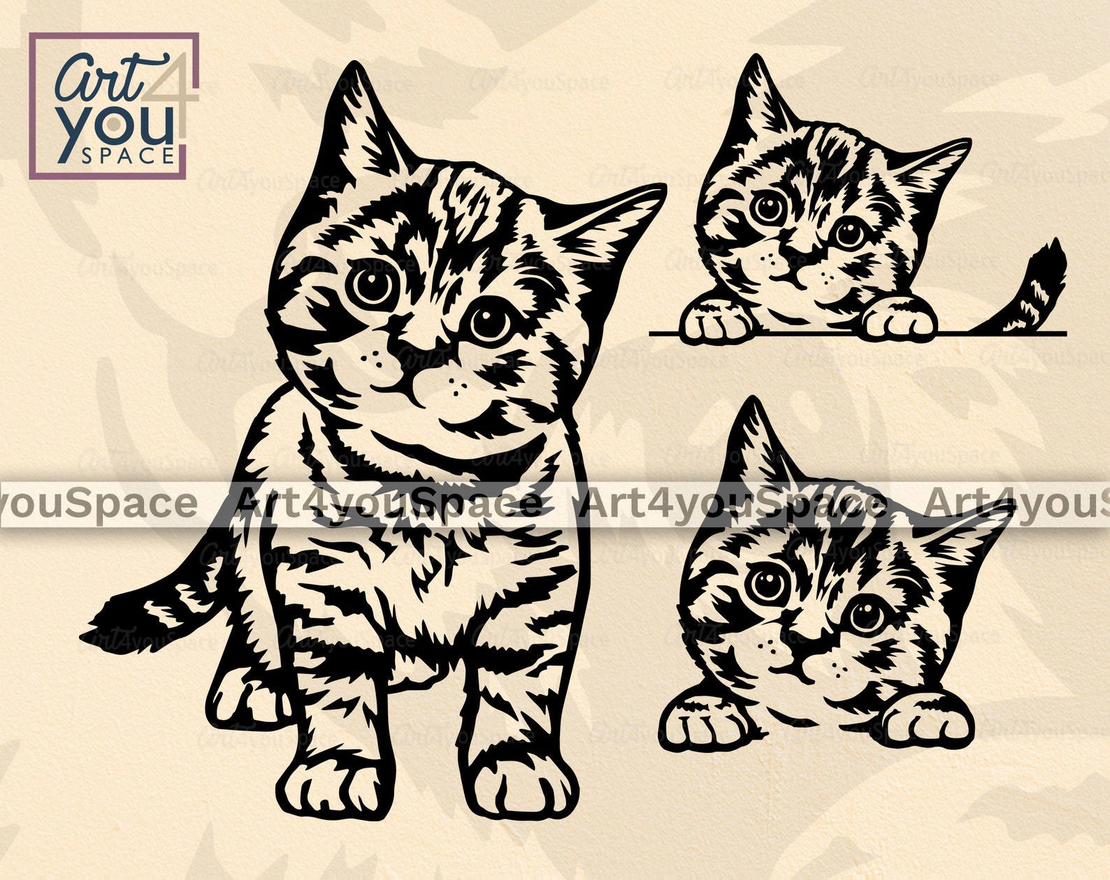 Cute Cat SVG Files for Cricut Curious Kitten Vector Shirt - Etsy Canada