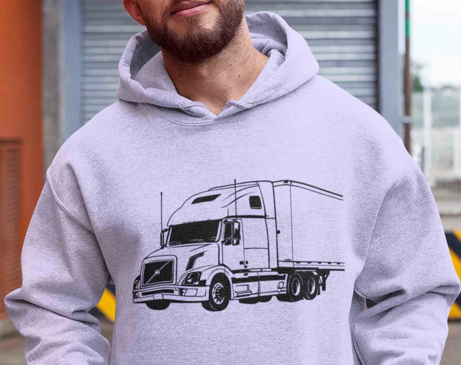 Semi Trailer SVG Files for Cricut, Tractor Truck Clipart, Moving Car ...